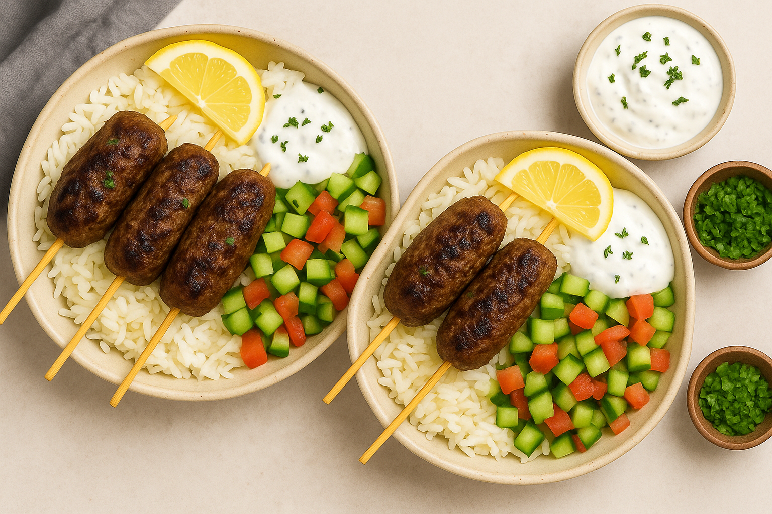 Lamb Kefta Bowl Recipe - Perfektfood